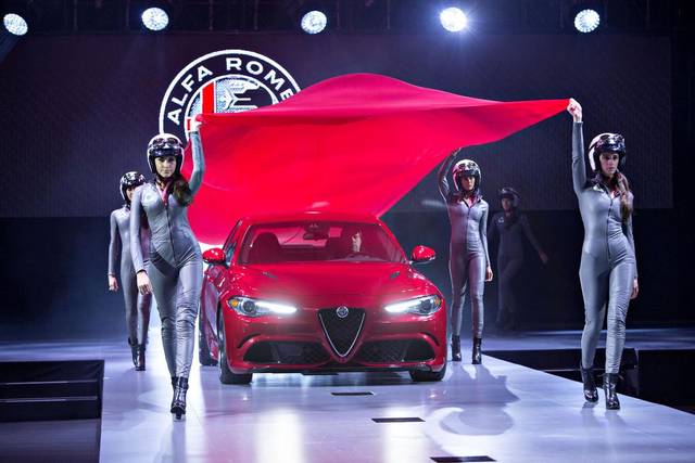 La Giulia sfila come una modella a Los Angeles - Carrozzeria
