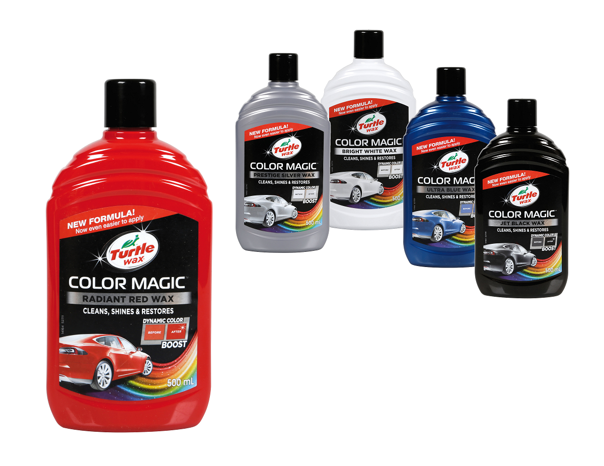 Cera colorata per auto, linea di rigeneranti per carrozzeria Turtle Wax