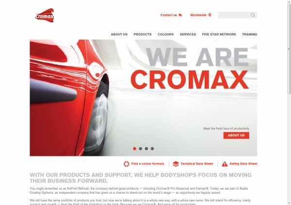 Nuovo sito web Cromax - Carrozzeria