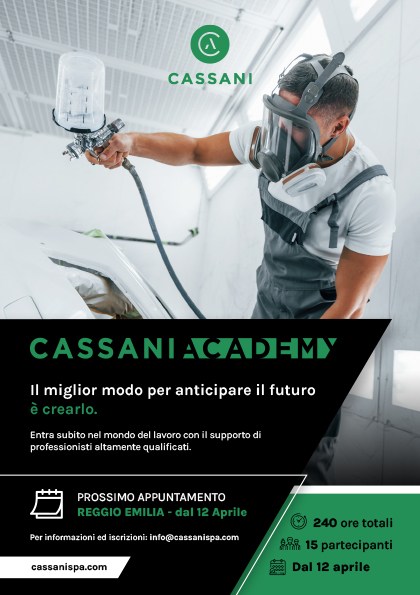 CASSANI RADDOPPIA: LANCIA LA ACADEMY ANCHE A REGGIO EMILIA - Carrozzeria