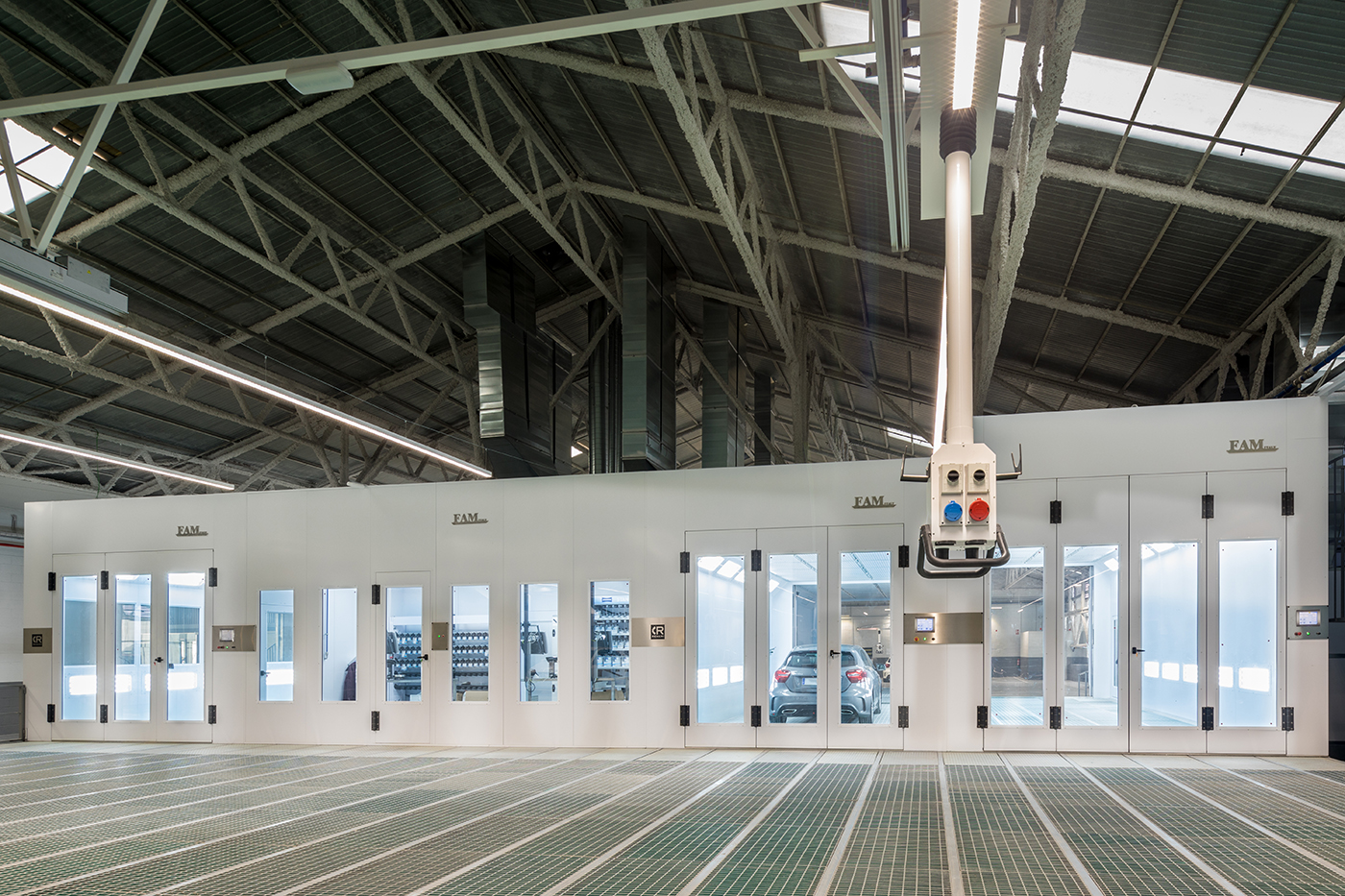 FAM, Cabine di verniciatura dalle elevate prestazioni