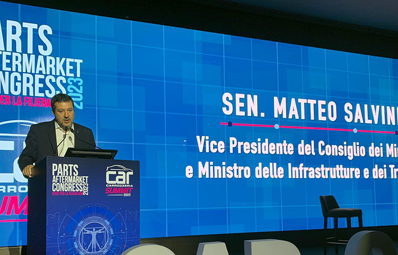 Matteo Salvini al Parts Aftermarket Congress 2023: guarda il video ...