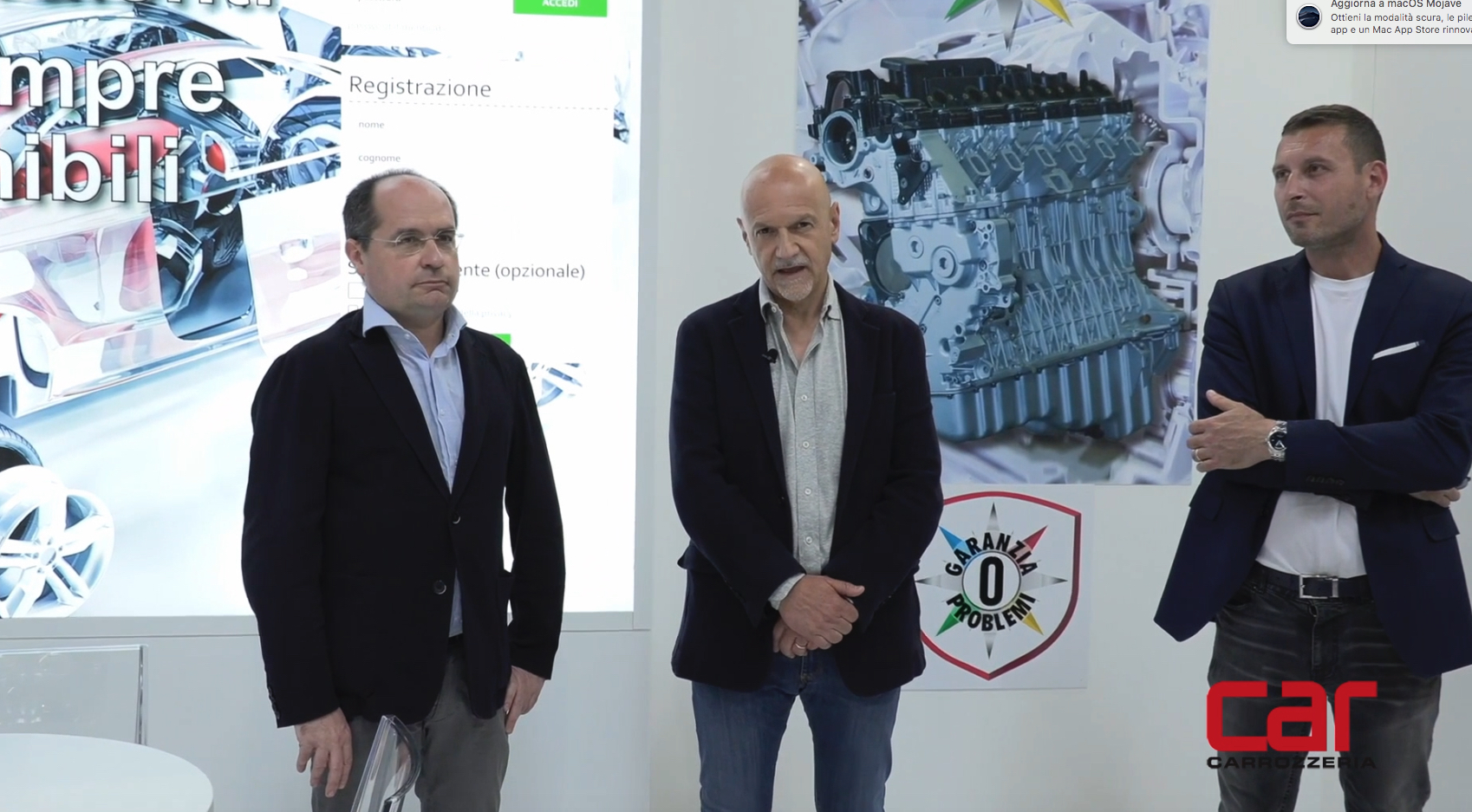 Luca Morini CEO Gruppo GPS al TG Carrozzeria