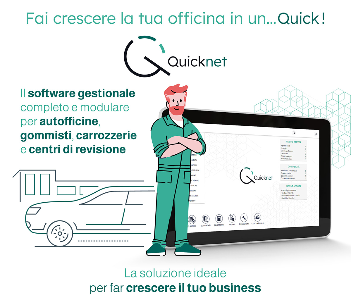 Corghi presenta Quicknet, il software gestionale completo per ...