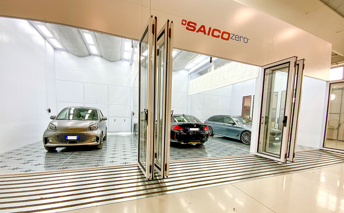 Cabine di verniciatura Saico Zero, impianti ecologici ed efficienti